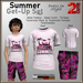 Second Life Marketplace - Summer Get-Up Set [2cute] Tropical Four
